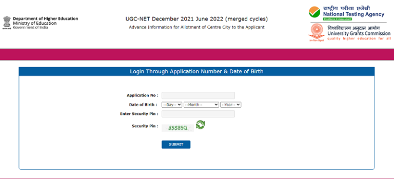 UGC NET 2022 Admit Card Phase II - GetResults.in